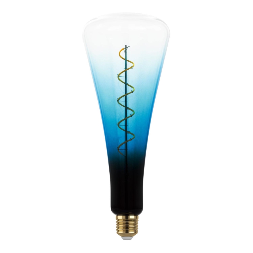 Ampoule LED dimmable VINTAGE E27/4W/230V 2000K bleue - Eglo 12274 | Alasans